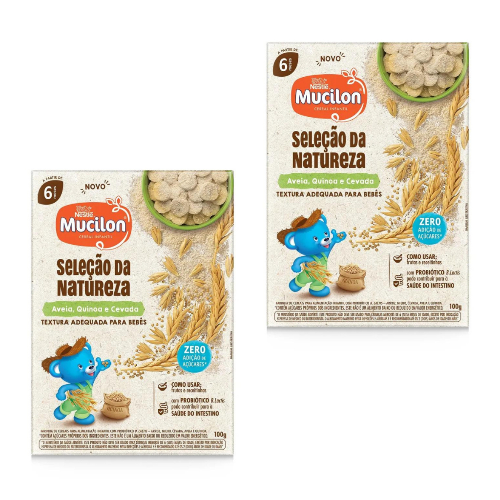 Mucilon Seleção Da Natureza 5 Cereais Nestlé (ESCOLHA O SABOR ...