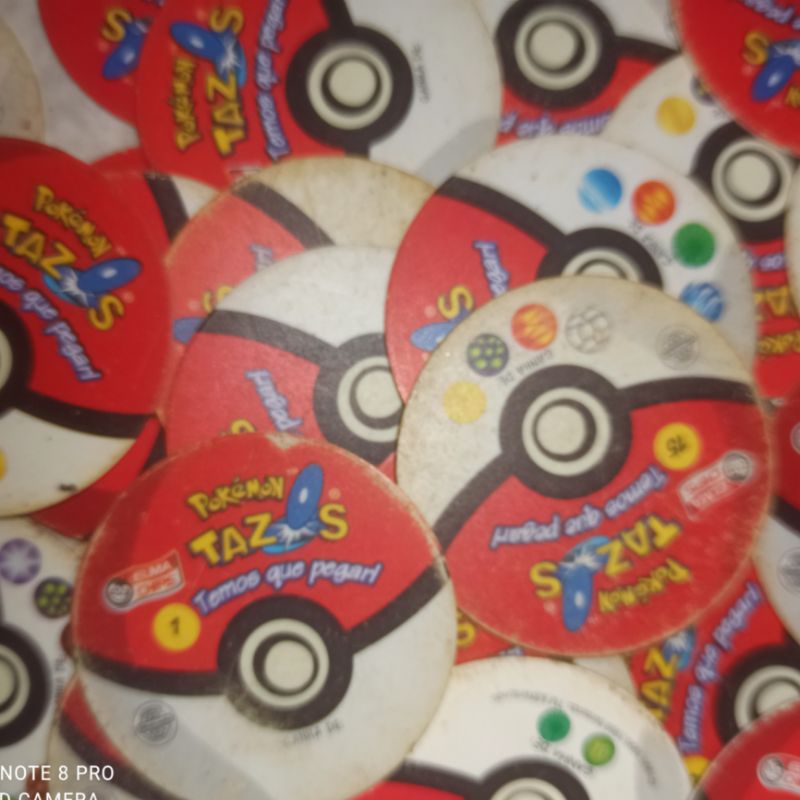 Tazos Redondos Pokémon Elma Chips escolha as unidades condição usada ...