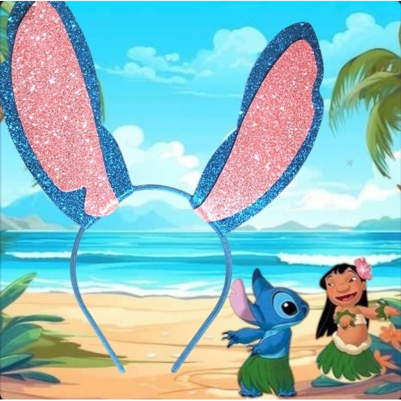 tiara do stitch lilo havaiano orelha | Shopee Brasil