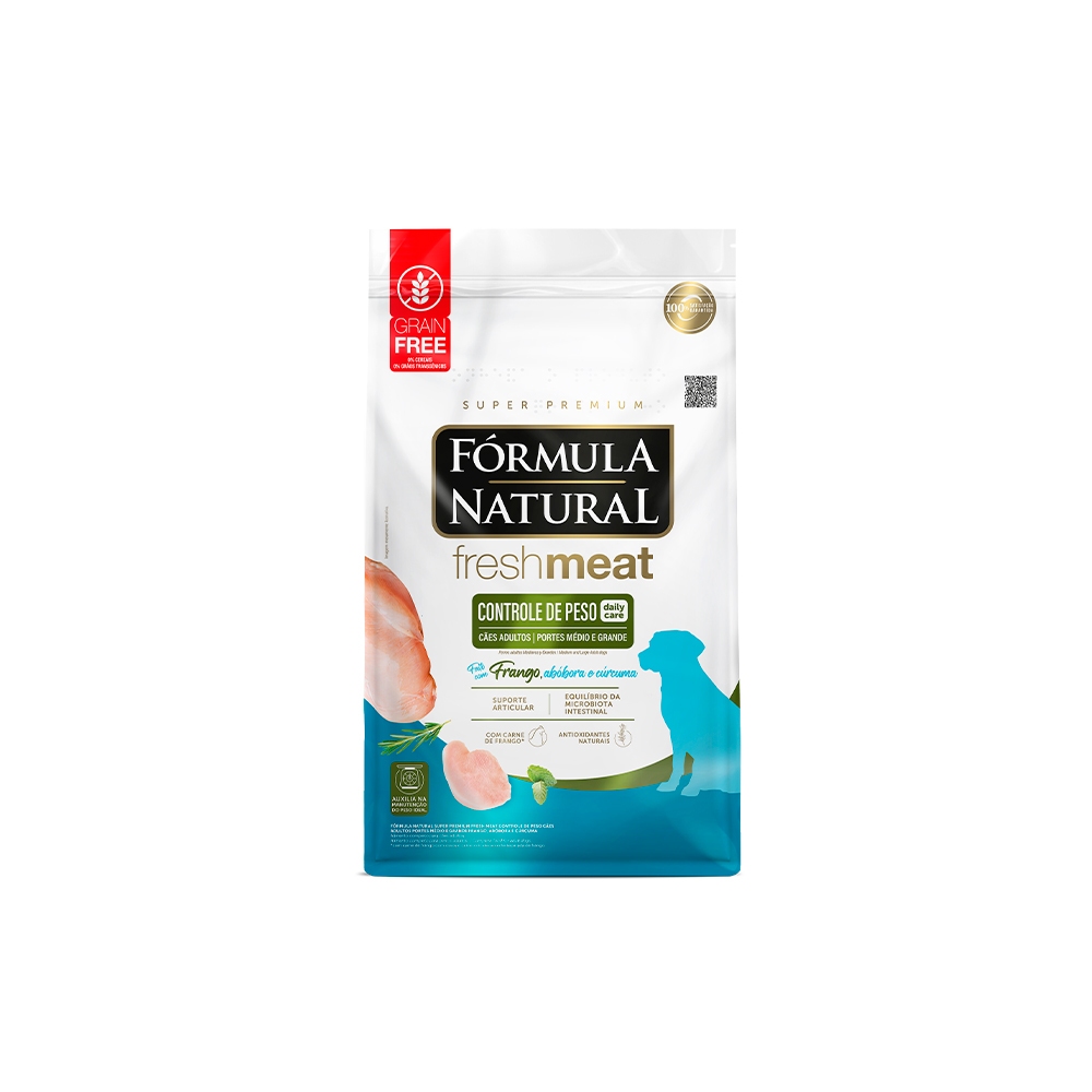 Ração Fórmula Natural Fresh Meat Light para Cães de Médio e Grande ...