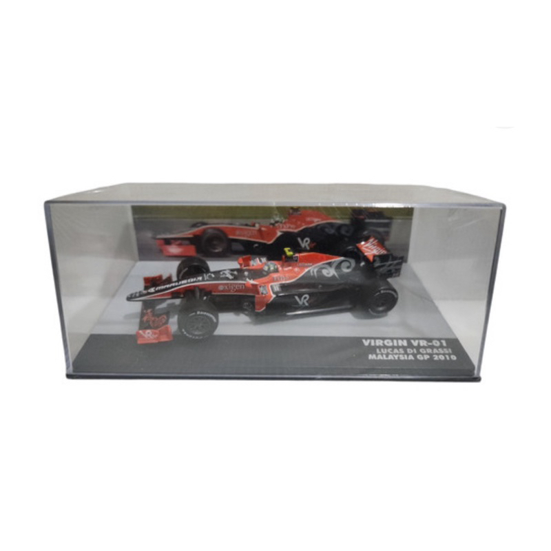 Miniatura Lucas Di Grassi Virgin VR-01 Malaysia GP 2010 1/43 Lendas ...