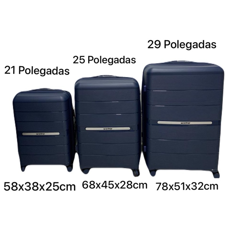 Mala de Viagem em Polipropileno - Leve, Resistente e Moderna! | Shopee ...