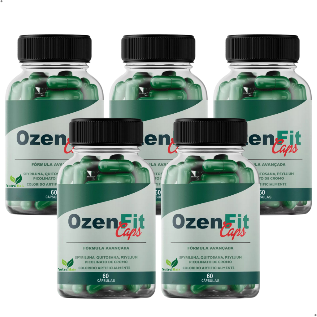 5 Ozenfit Original 60 Cápsulas Ozenfit Cáps Natural 70% OFF Com Nota ...