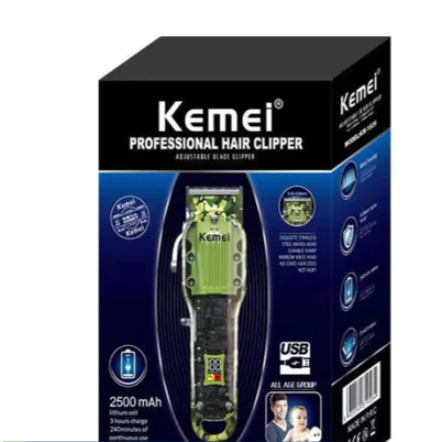 Aparador Profissional Kemei De 0mm Sem Fio/Máquina De Corte De Cabelo/Barbeador KM-1926 | Shopee ...