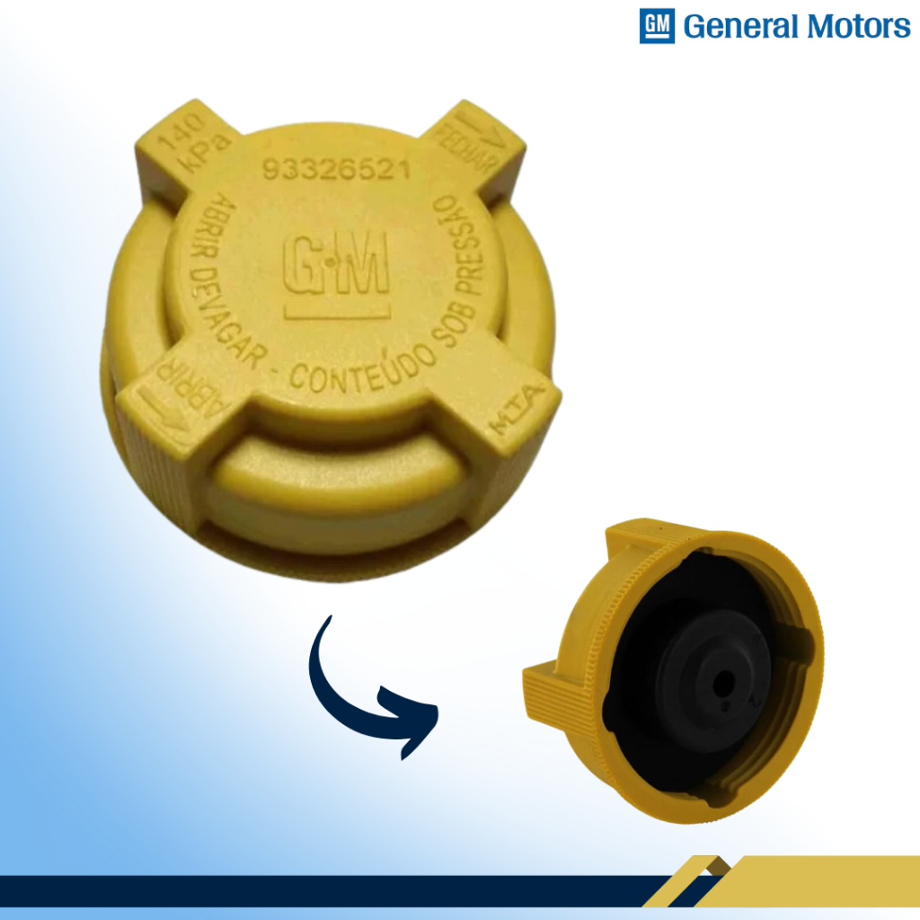 TAMPA DO RESERVATÓRIO DE ÁGUA ORIGINAL GM 93326521 - AGILE/CELTA/CORSA ...