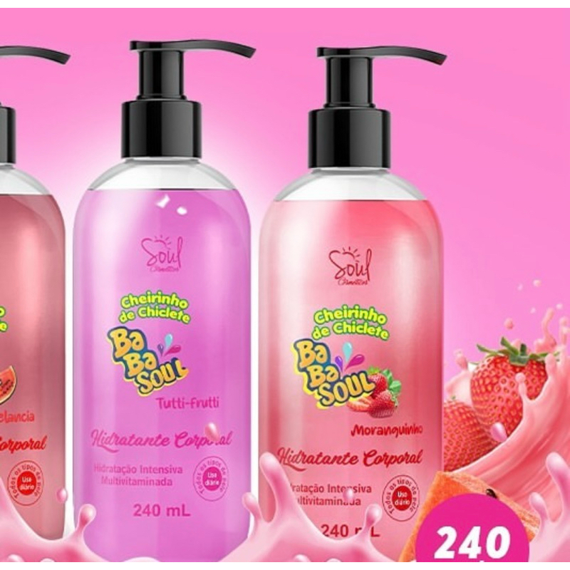 Hidratante Corporal BabaSoul Soul Cosméticos 240ml | Shopee Brasil