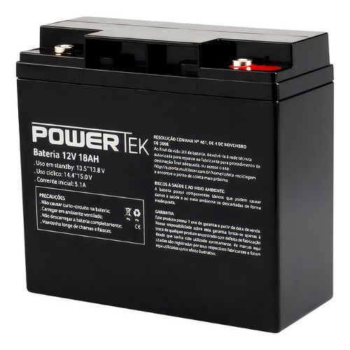 Powertek- Multiuso 12v 18ah - En017 Para UPS - Nobreak UPS - SOM ...