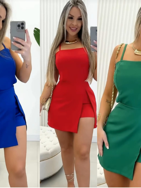 Macaquinho Virgínia tecido Alfaiataria | Shopee Brasil