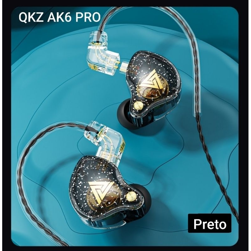 Fone de Ouvido QKZ AK6 DMX - AK6 PRO | Shopee Brasil
