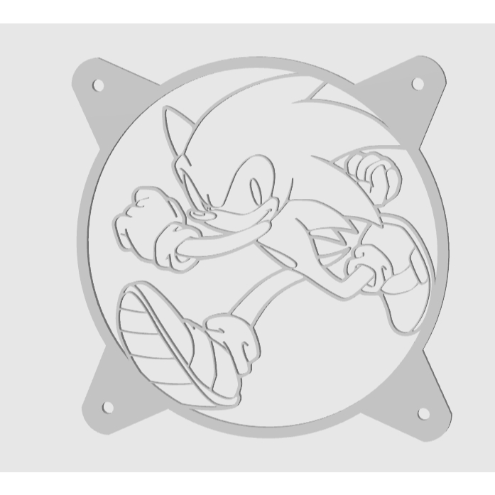 Grade Fan Sonic 120mm/140mm Personalizada Protecao Ventoinha Cooler ...
