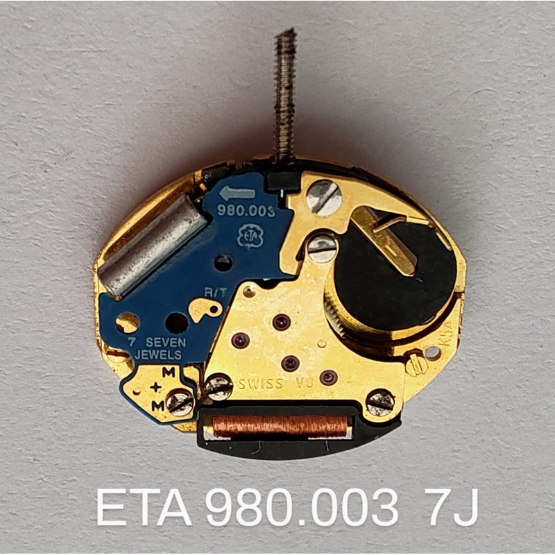 MÁQUINA ETA QUARTZ 980.003 | Shopee Brasil