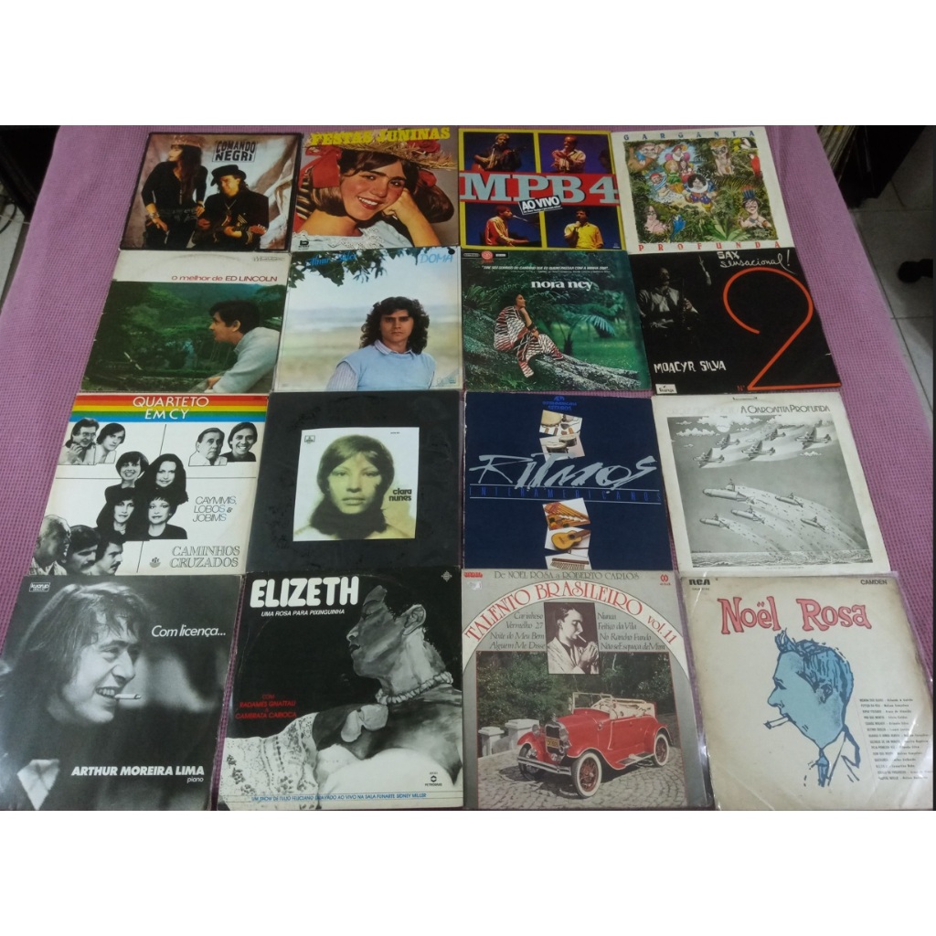 Escolha 11 LPs (Música Brasileira) e pague R$100 (LOTE) | Shopee Brasil