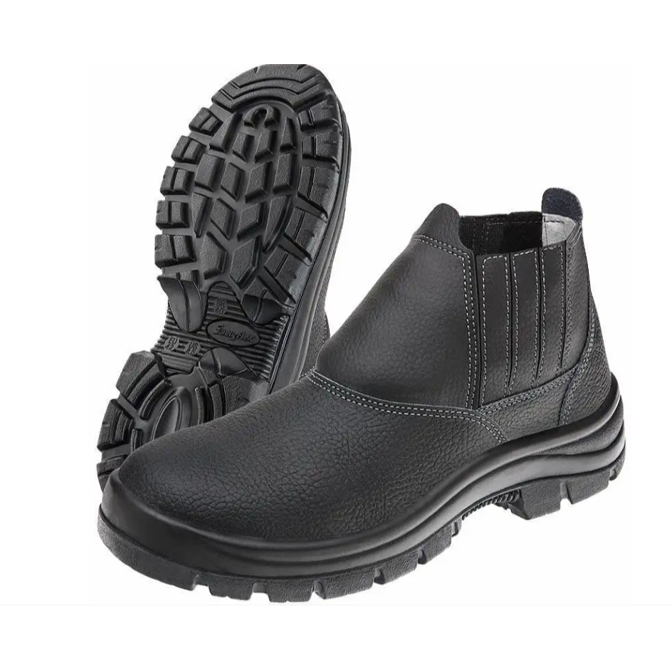 Bota Botina de Segurança para trabalho Pesado com Bico PVC | EPI Cartom ...