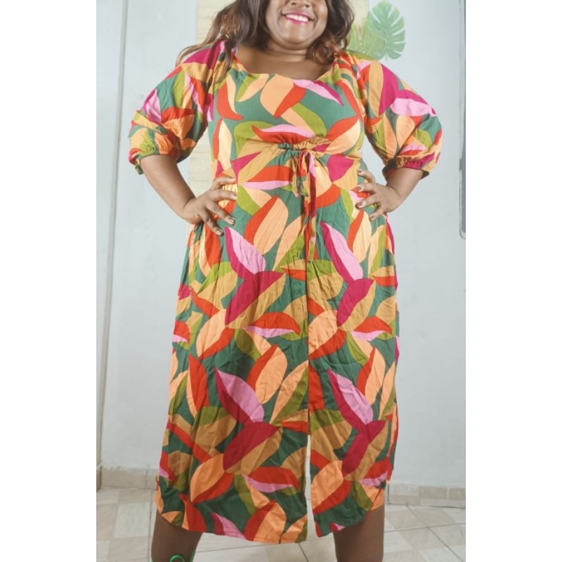 VESTIDO MEYLI SLIM AO PLUS SIZE EM VISCOLINHO 42 AO 62 | Shopee Brasil