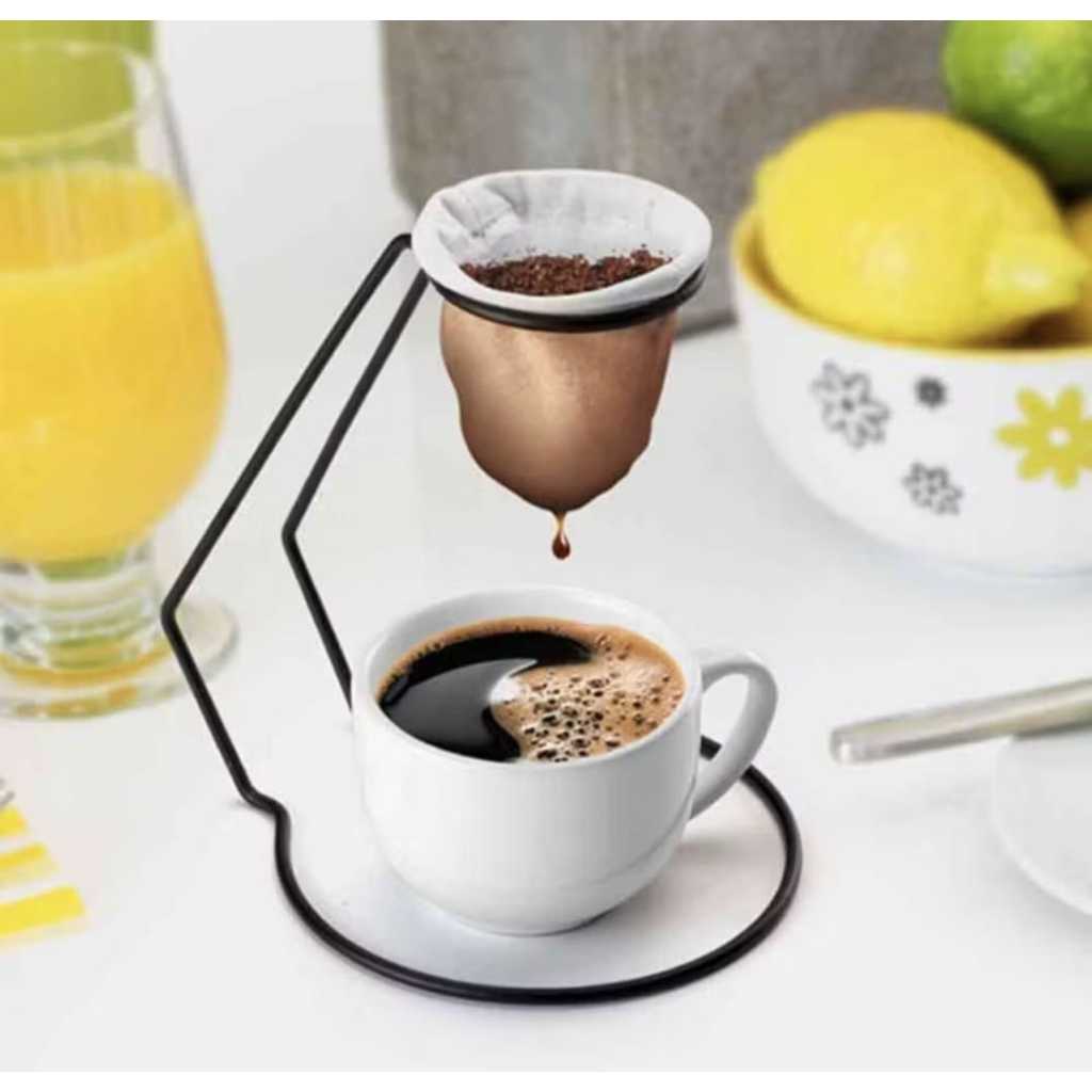 Coador De Café Individual Com Suporte Premium Mini | Shopee Brasil