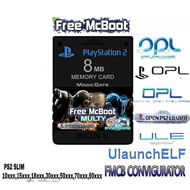 Memory Card 8mb + Opl Atualizado + Ulaunchel | Shopee Brasil