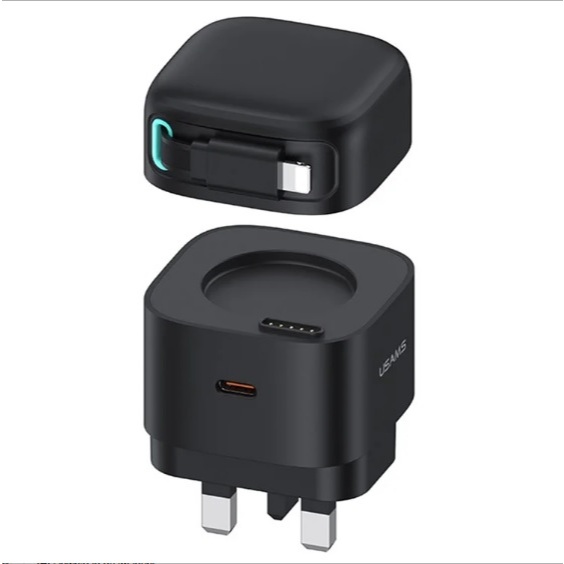 USAMS US-CC211 PD 35W Dual Output GaN Fast Charger with iP Magnetic ...