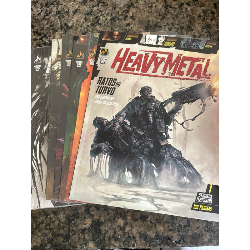 Heavy Metal 2° Temporada Completa com 5 edições + 1 Edição Especial ...