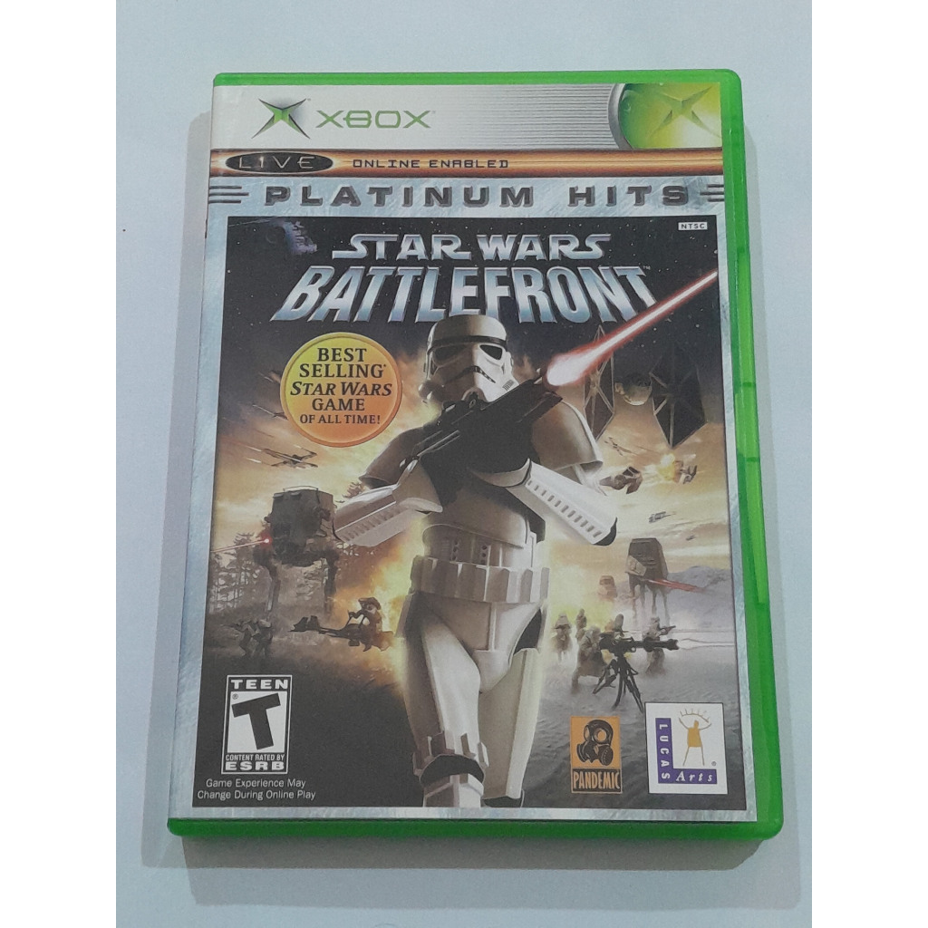 Star Wars Battlefront p Xbox Classico e Xbox 360 Original Completo