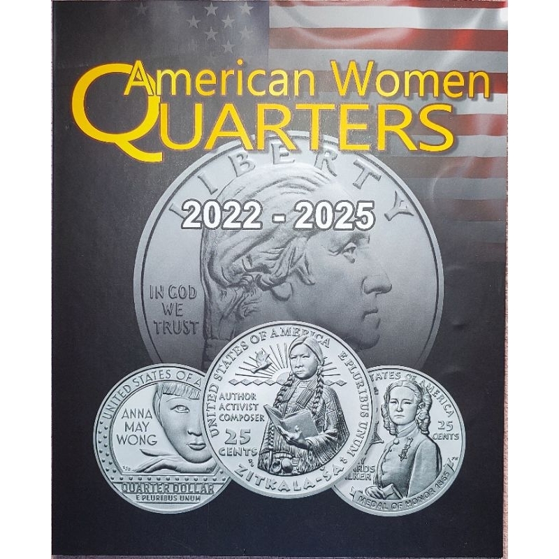 Album quarters Women com 5 moedas | Shopee Brasil