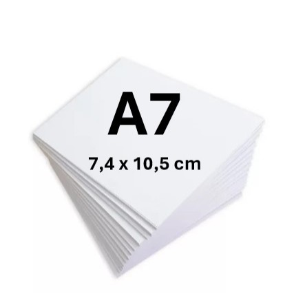 Papel Offset A7 - 7,4x10,5cm - 75g | Shopee Brasil