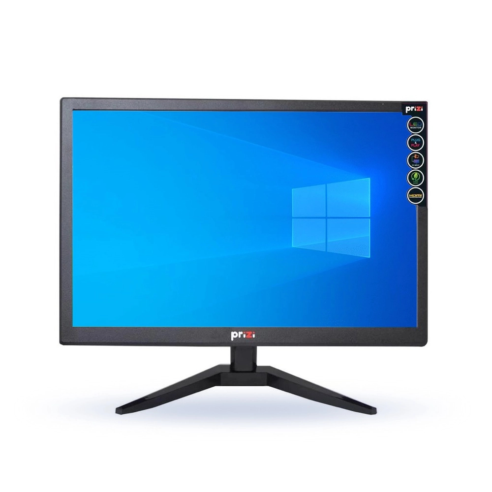 Monitor Led 17,1" Prizi Slim HDMI/VGA 5ms, 60Hz Preto | Shopee Brasil