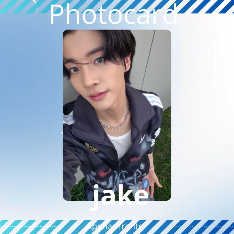 Photocard fanmade Jake enhypen | Shopee Brasil