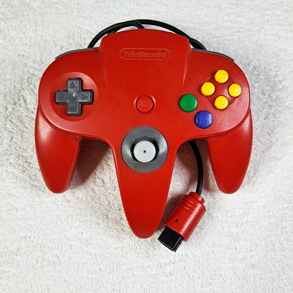 Controle Nintendo 64 Vermelho Original Ótimo. Analógico 100%. Joystick ...