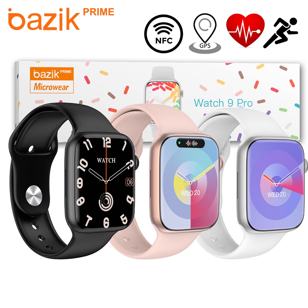 Bazik Smartwatch Relógio W29 Pro Serie 9 Ilha Dinamica 2.15‘’ Nfc GPS Bussola Arquivo foto ...