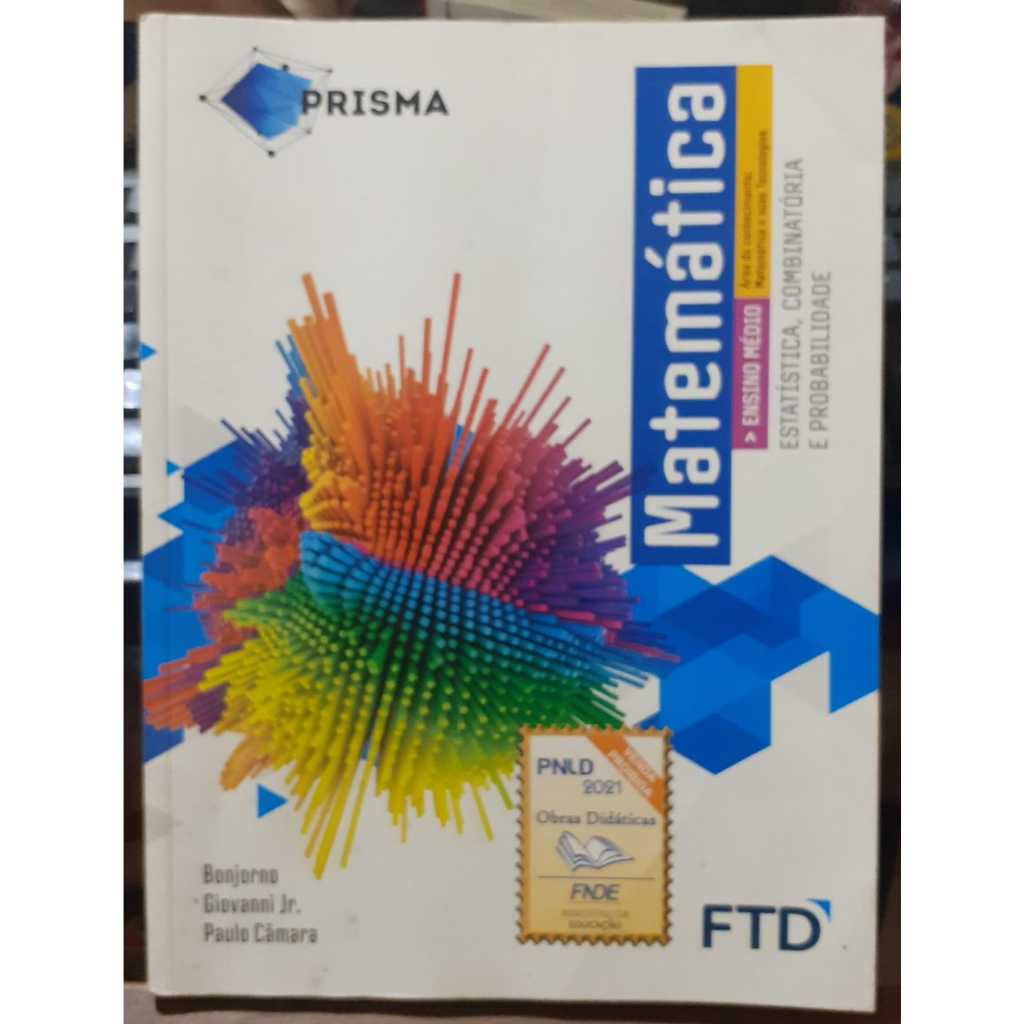 LIVRO- PRISMA MATEMÁTICA-ALUNO-ENSINO MÉDIO-2020-BONJORNO-RARO | Shopee Brasil