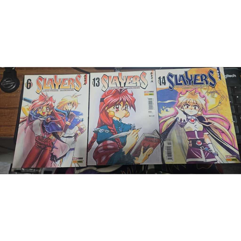 KIT COM 5 MANGAS SLAYERS - VOLUMES 6,13,14,15 E 16 - SHOKO YOSHINAKA - HAJIME KANZAKA - MANGA ...