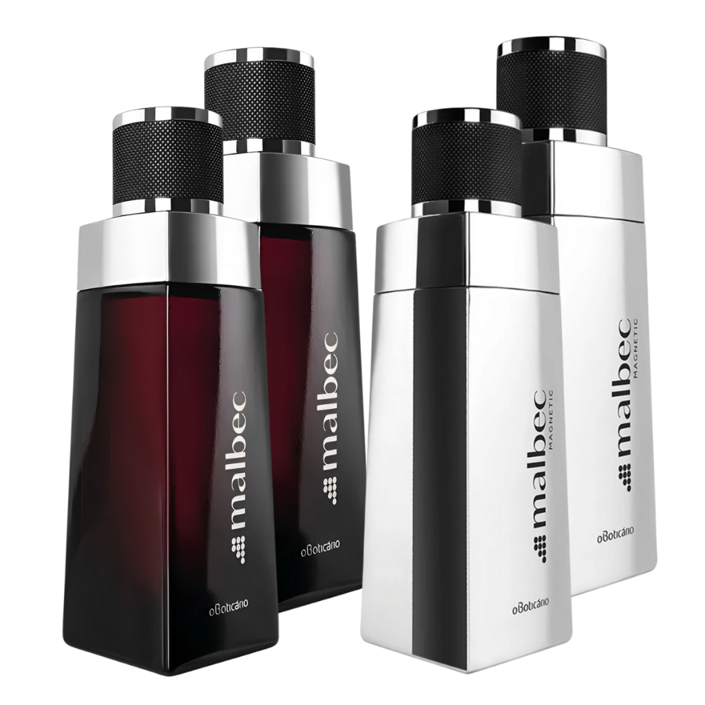 Kit 4 Perfumes Malbec Magnetic + Malbec Tradicional Elegancia 100 ml ...