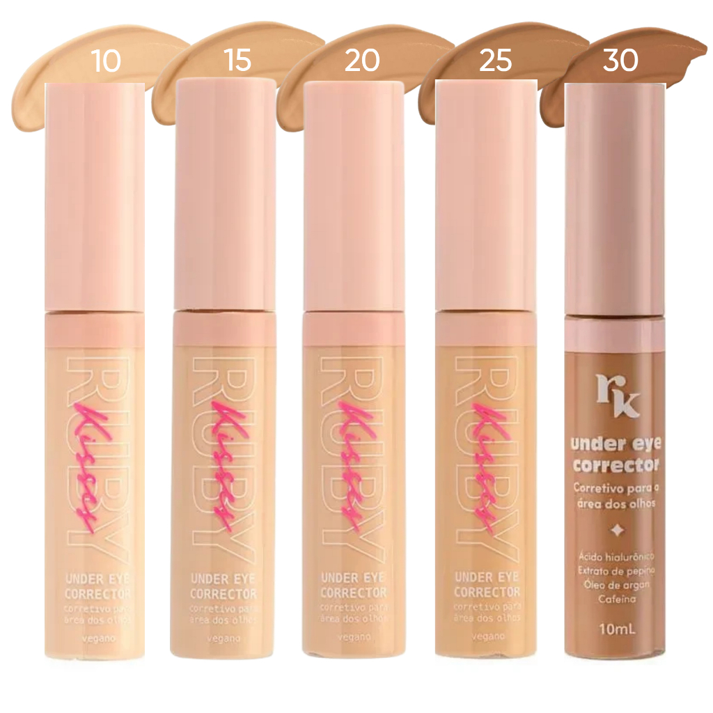 Corretivo Para a Área dos Olhos Under Eye Ruby Kisses - 10ml | Shopee Brasil