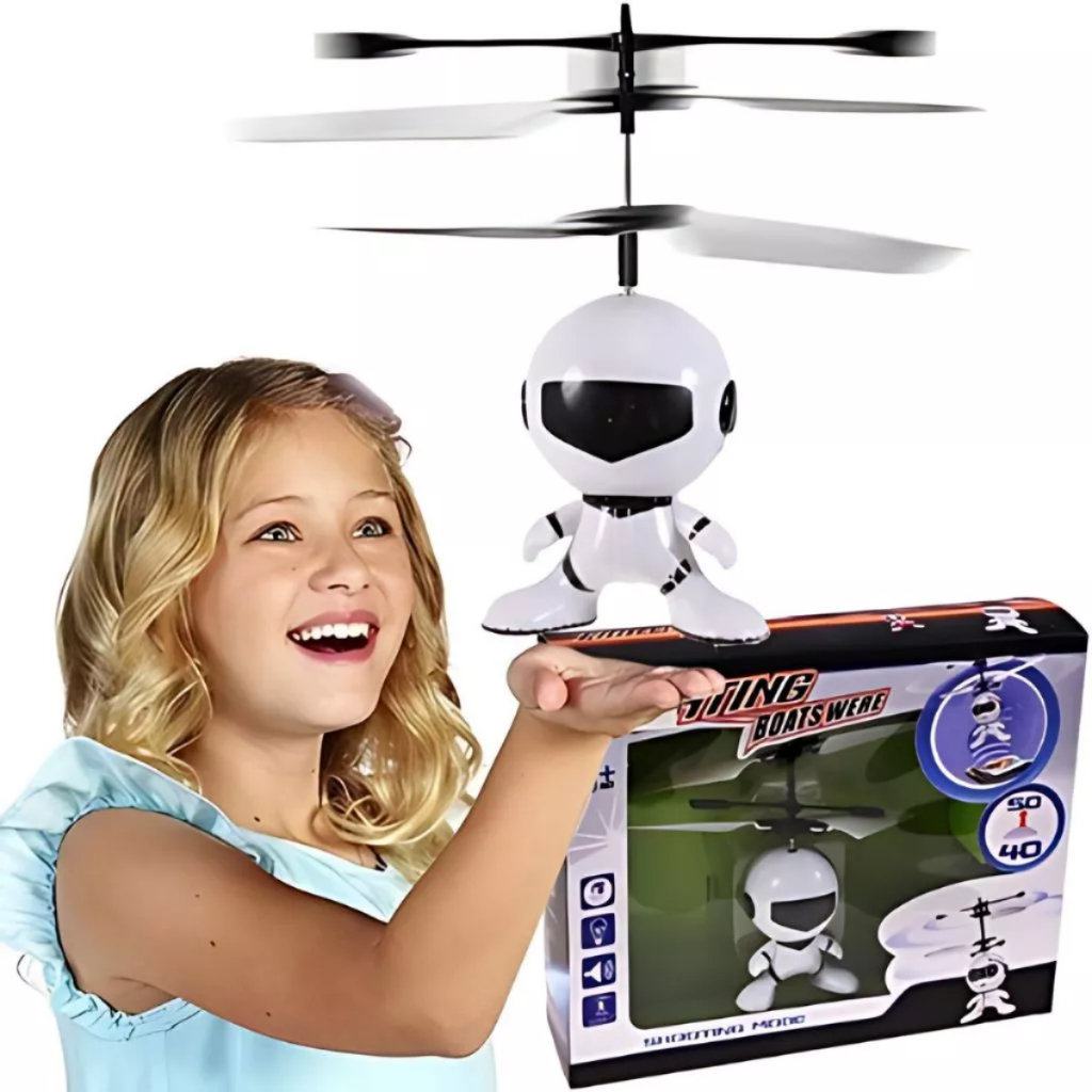 Brinquedo Mini Drone Robô Voador Infravermelho com sensor a mão Voador | Shopee Brasil