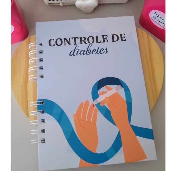 Planner/ Caderno Controle de diabetes - Glicemia - Masc./ Fem. | Shopee ...