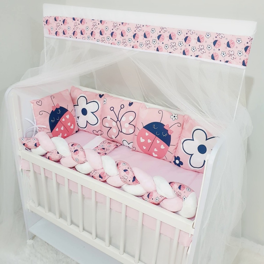 Kit Mini BerÇo Almofadinhas 12 PeÇas Saia Joaninha Shopee Brasil
