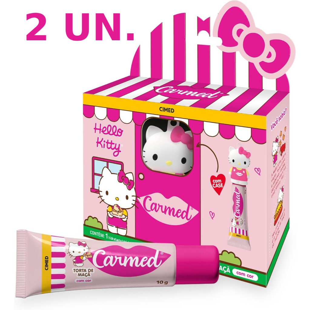CARMED KIT 2 UNIDADES HIDRATANTE LABIAL DIARIO ESCOLHA O SEU - 20G ...