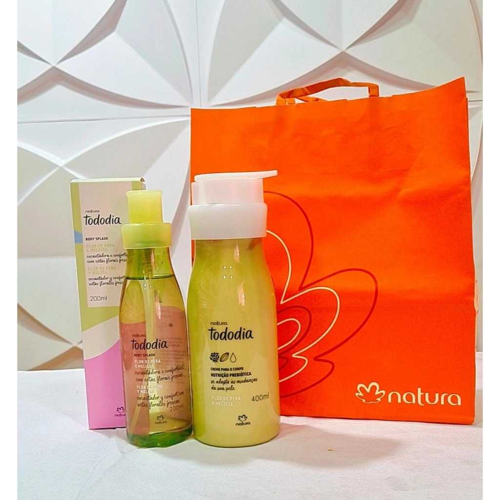 Kit Natura Tododia Flor de Pera e Melissa | Shopee Brasil