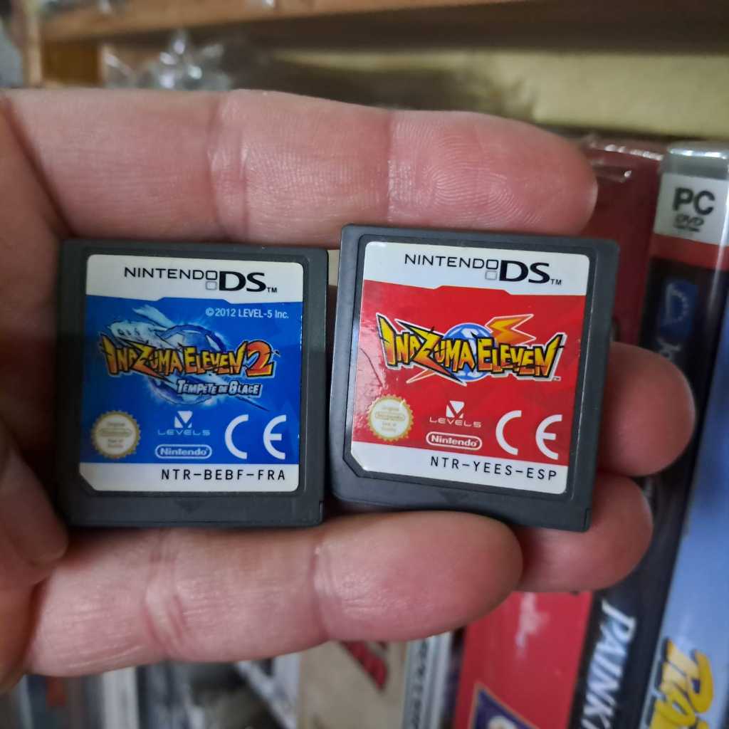 Inazuma Eleven 1 + Inazuma Eleven 2 Nintendo DS. Europeu Original ...