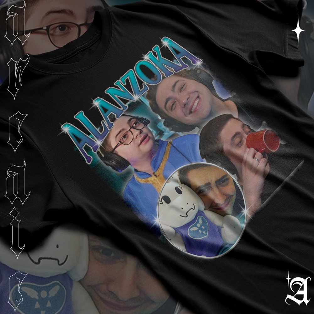 Camiseta Basica Algodao Alanzoka Streamer Brasileiro Um Dos Maiores ...