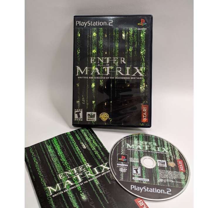 Jogo Matrix Ps2 Original Midia Fisica Completo Com Manual Capa ...