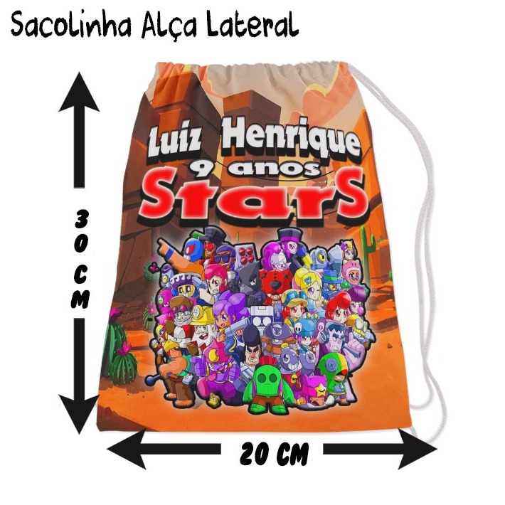 Kit Mochilinha Aniversario Personalizada Festa Braw Star | Shopee Brasil