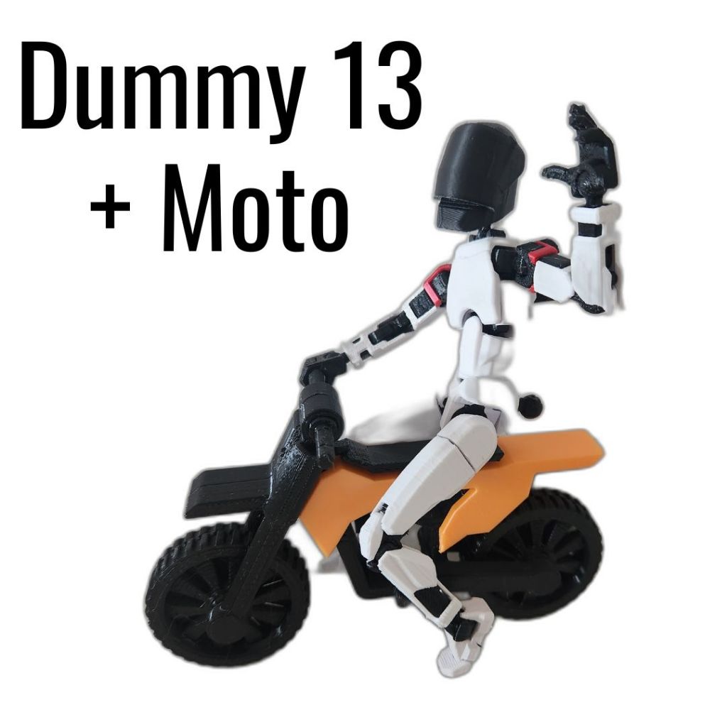 Moto Bike Bicicleta + Dummy 13 - Boneco Articulado Action Figure Brinquedo Educativo | Shopee Brasil