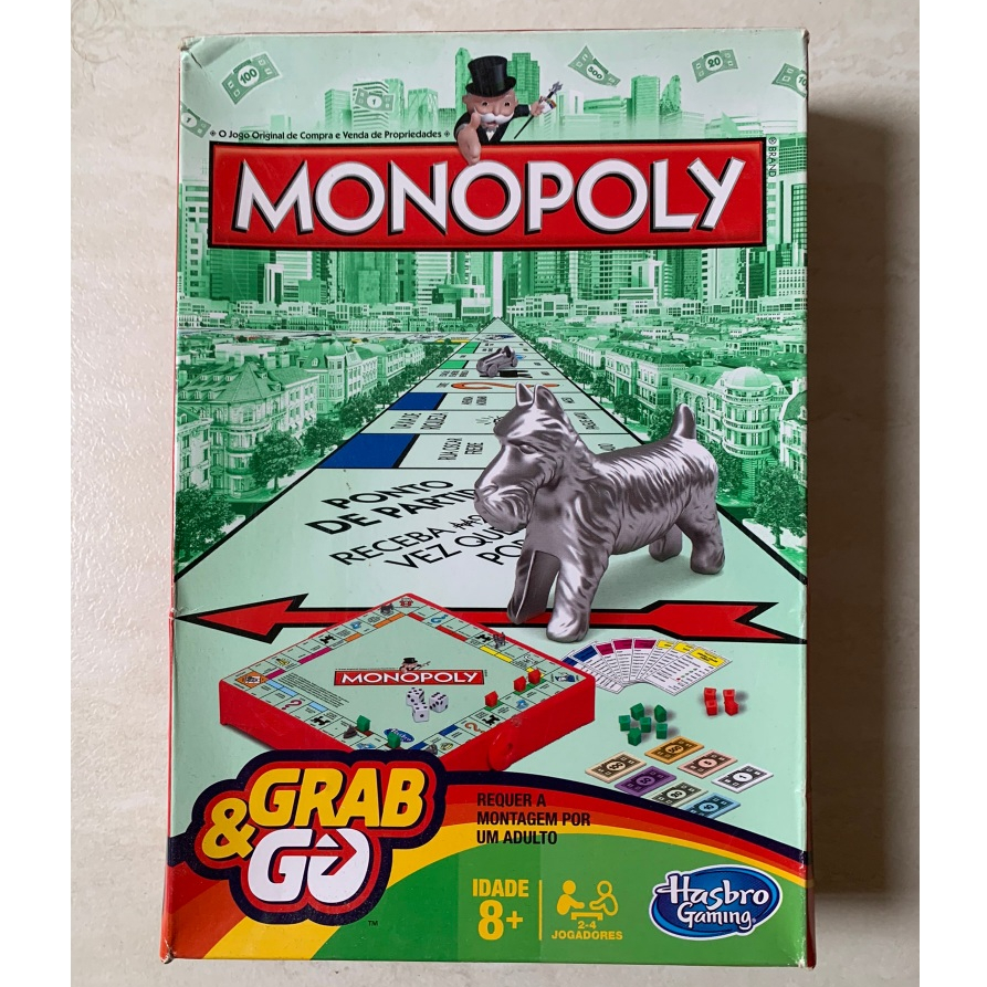 Jogo Monopoly Grab and Go (Hasbro) | Shopee Brasil
