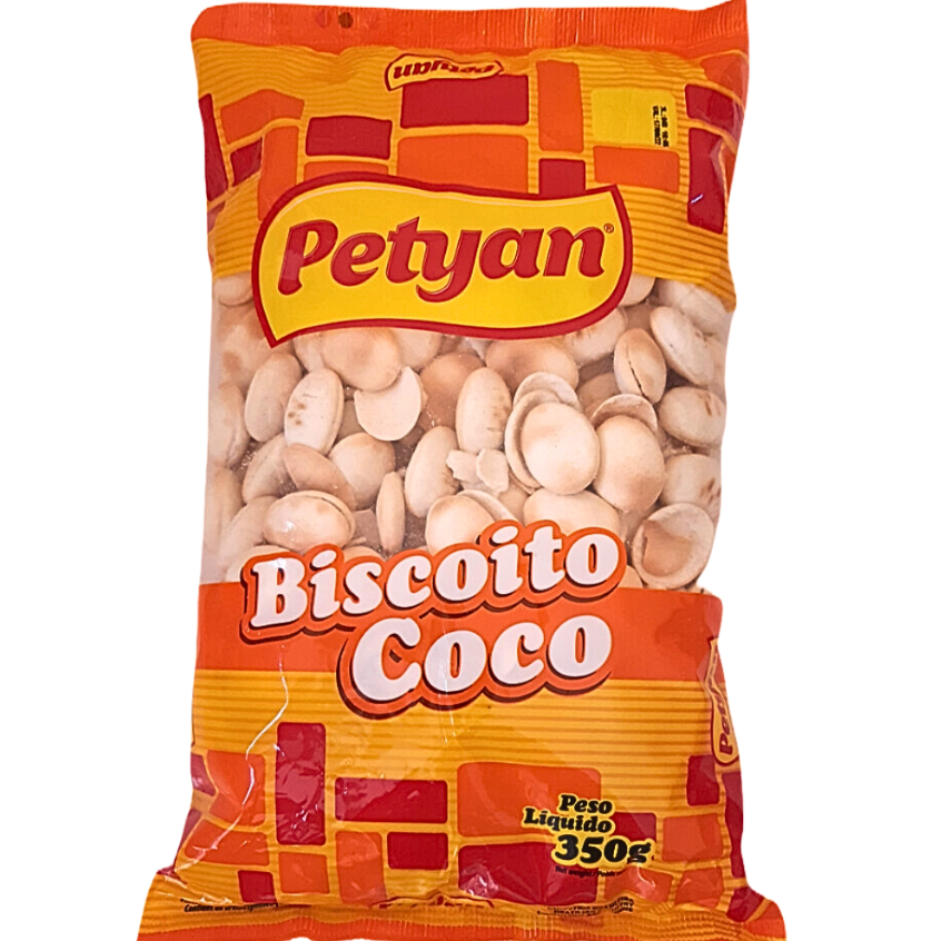 Biscoito Coco Pocazoi 350g bolacha Petyan Original Da Bahia | Shopee Brasil