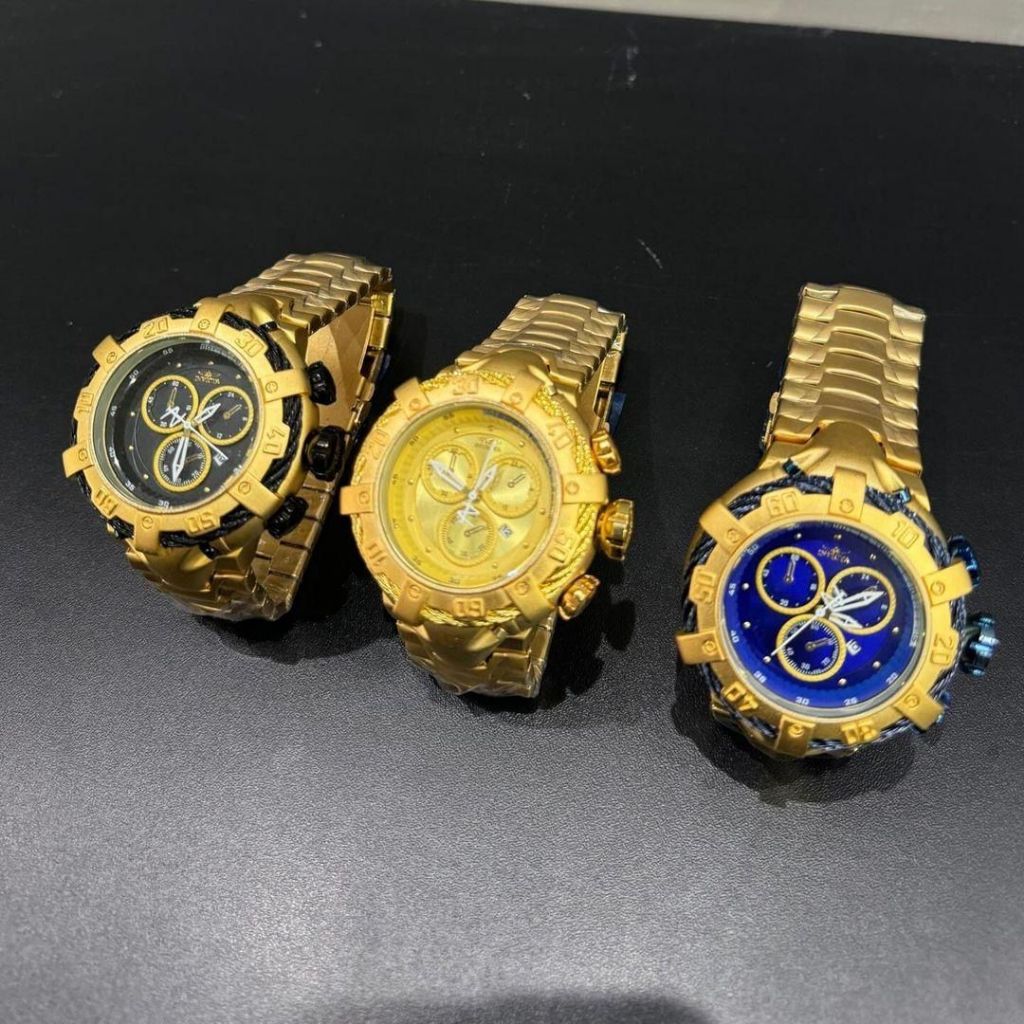 Relogio Masculino invicta Pesado Grande Thunderbolt resistente a agua ...
