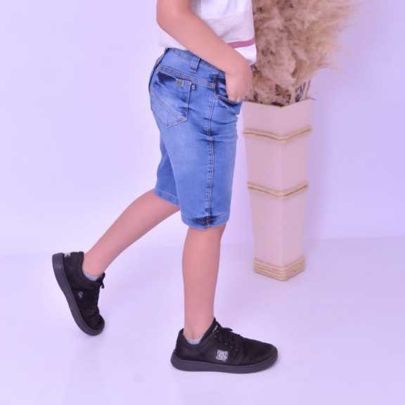 Kit 2 bermuda jeans premium com lycra!! | Shopee Brasil
