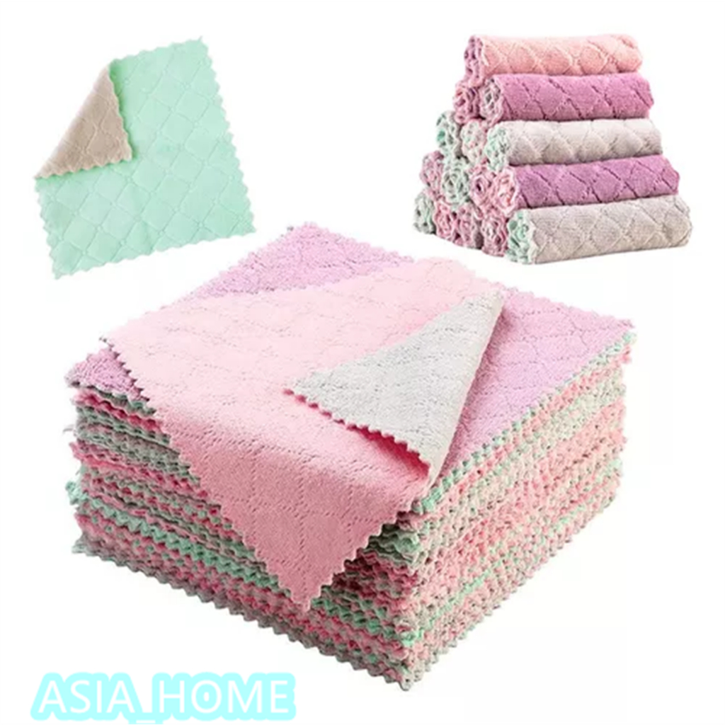 30 pcs Pano absorvente de microfibra para mesa de cozinha, pano de ...
