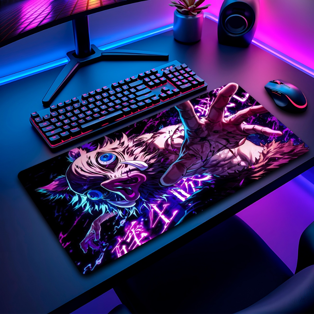 Mouse Pad Demon Slay Gamer Antiderrapante Grande Estampado ...