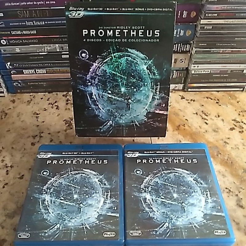 BLU-RAY- PROMETHEUS 4 DISCOS- EDIÇÃO DE COLECIONADOR- ORIGINAL | Shopee ...